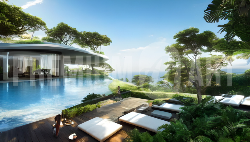 Futuristic House - Photo #6 - Premium AI Art - AI Generated Stock Photos